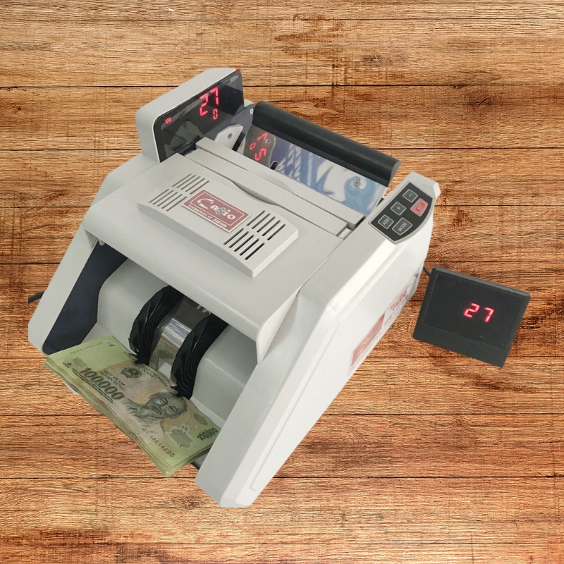 Máy đếm tiền CASIO CS-A02 | Công nghệ Nhật Bản hiệu suất vượt trội